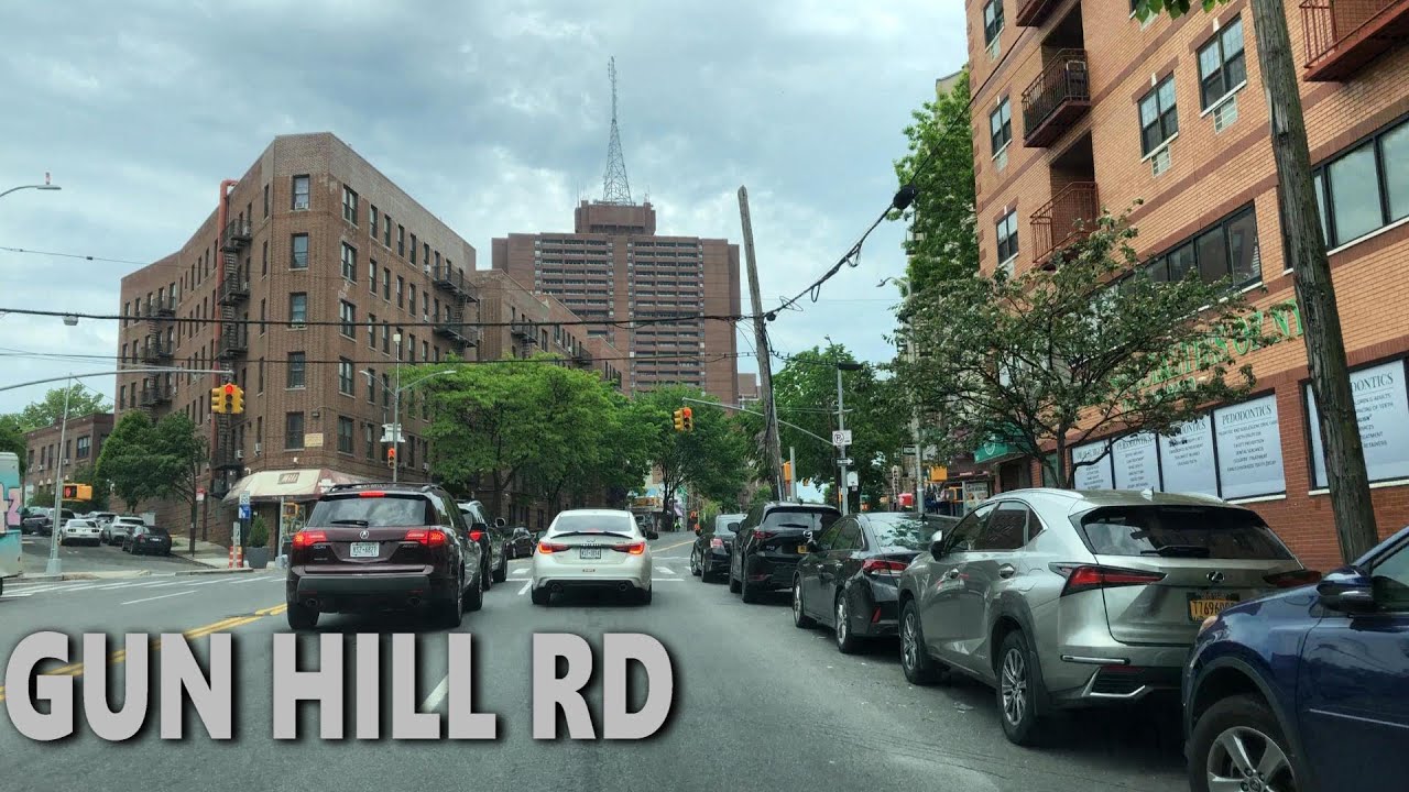 Driving Trip On Gun Hill Road From Bartow Avenue To Jerome Avenue - YouTube