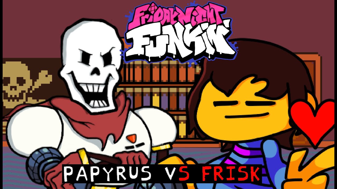 Frisk VS Papyrus || Friday Night Funkin' Mods - YouTube