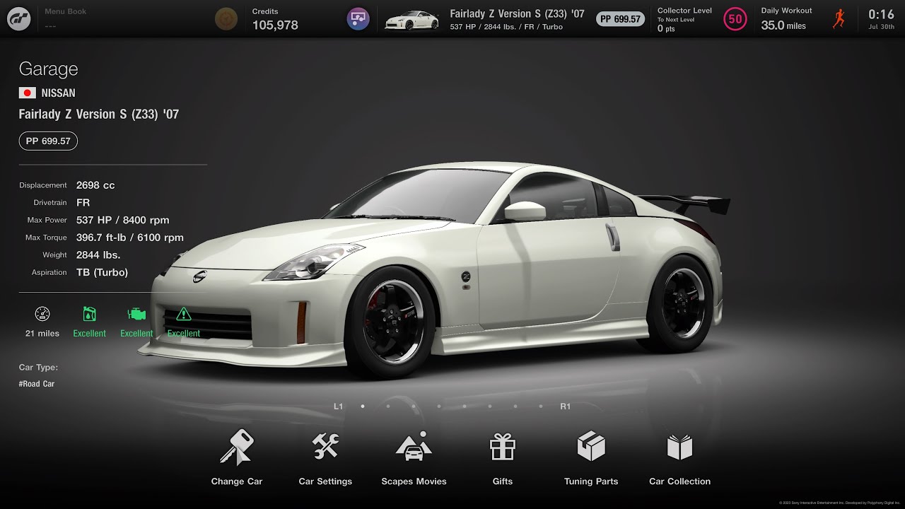 [Gran Turismo] 7 350Z RB26 engine swap 700pp tune - YouTube