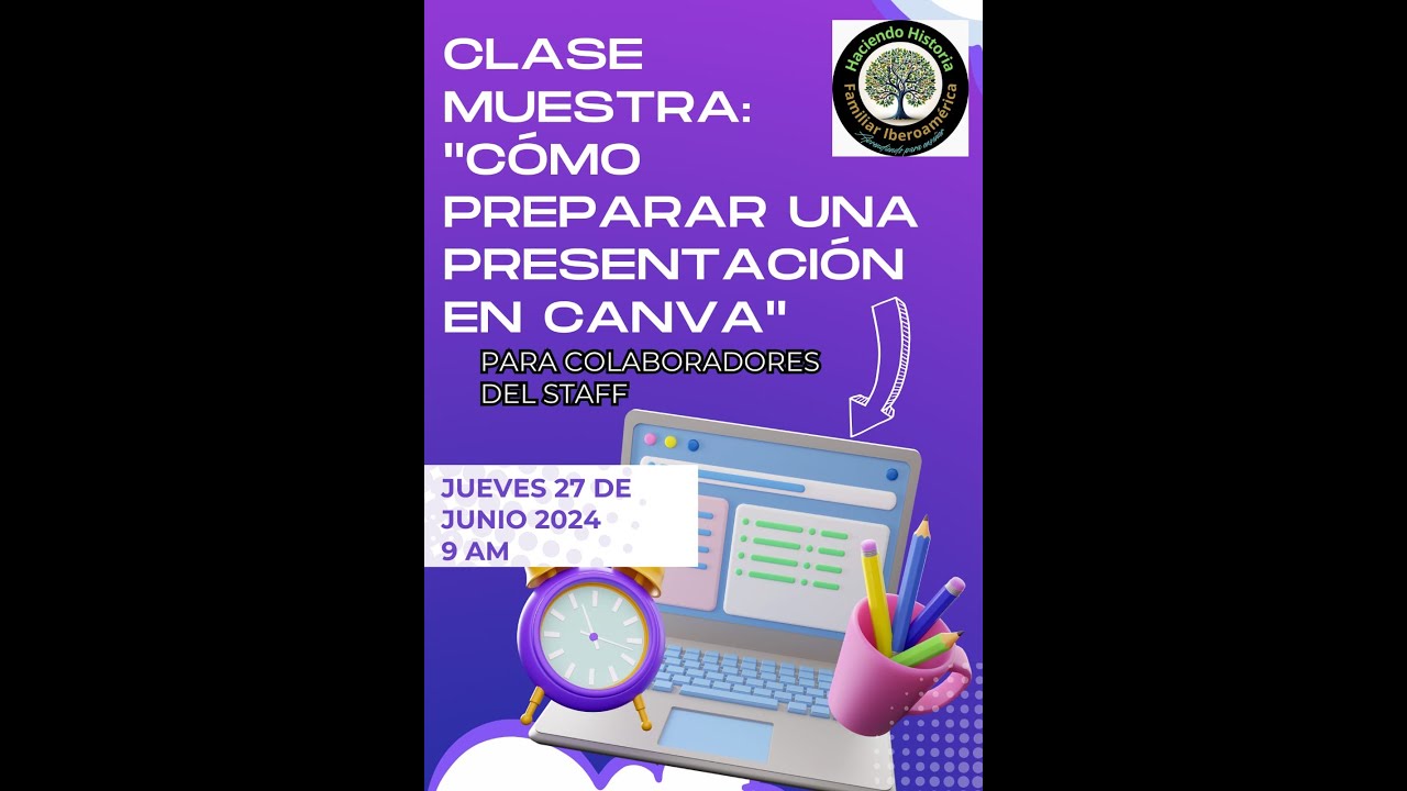 CLASE MUESTRA DE CÓMO PREPARAR UNA PRESENTACIÓN EN CANVA PARA ...