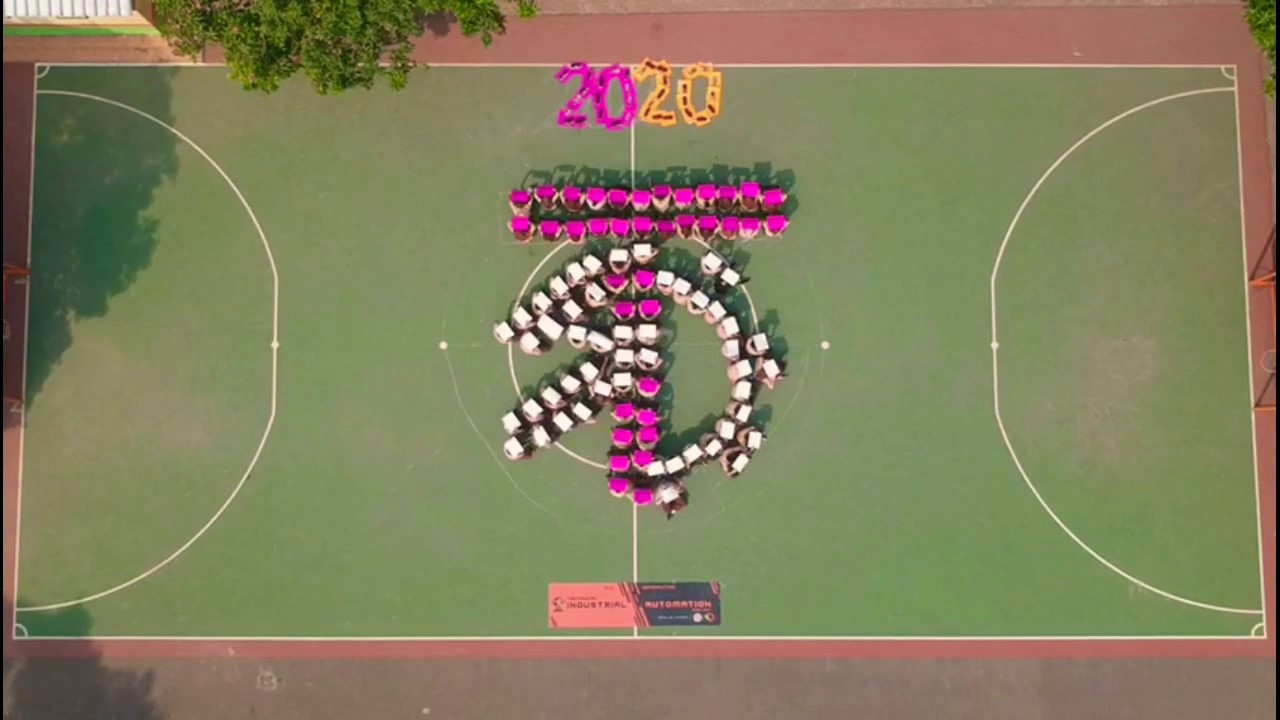 SMKN 56 JAKARTA | FORMASI MOZAIK | LOGO | TEKNIK OTOMASI INDUSTRI - YouTube
