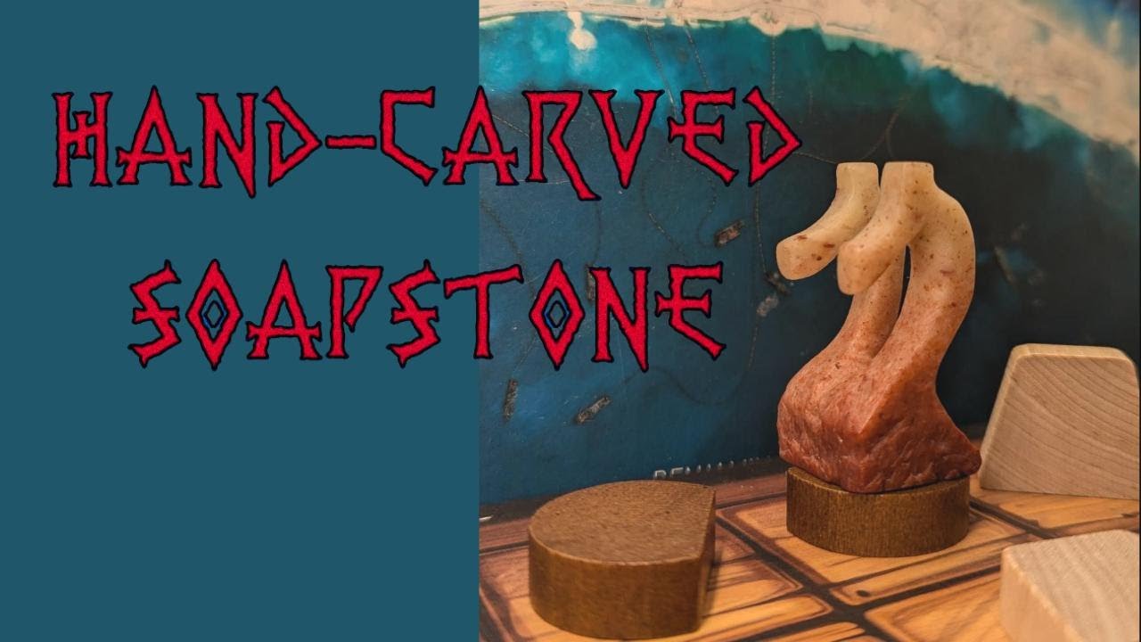 How to carve your own soapstone game pieces! - YouTube