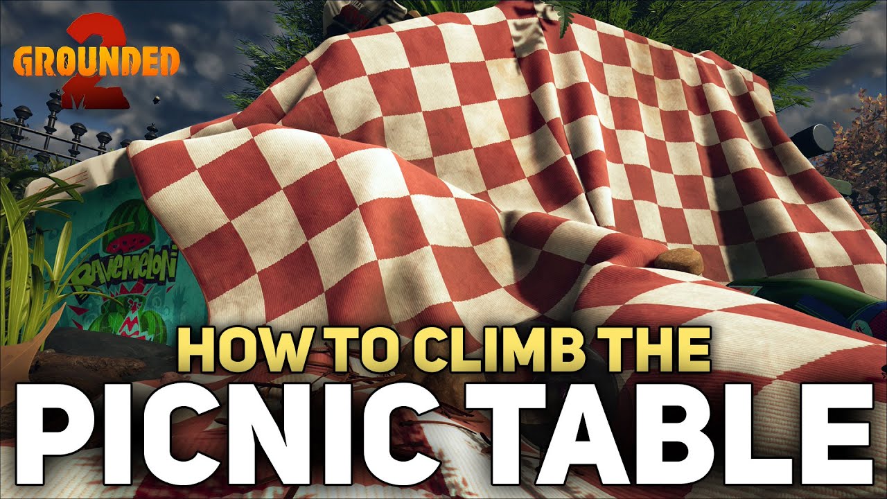 Grounded 2 - How To Reach The Top of The Picnic Table (Briefcase Combination Code) - YouTube