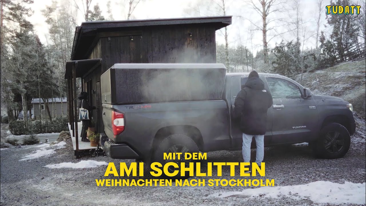 Weihnachten in Schweden - Mit dem Ami Pick up nach Stockholm - YouTube