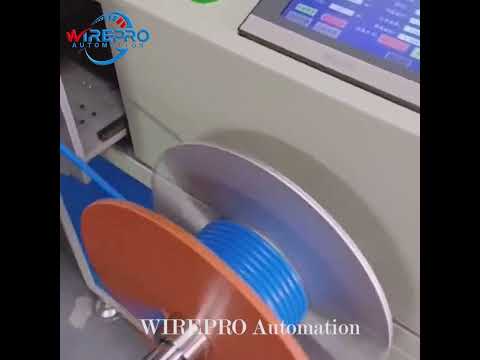 Floor type fully automatic counting meter cable rewind wire spooling ...