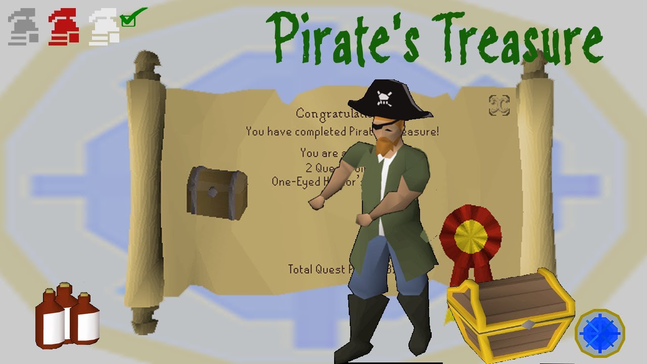 OSRS Pirate's Treasure Quest guide | Ironman Approved - YouTube