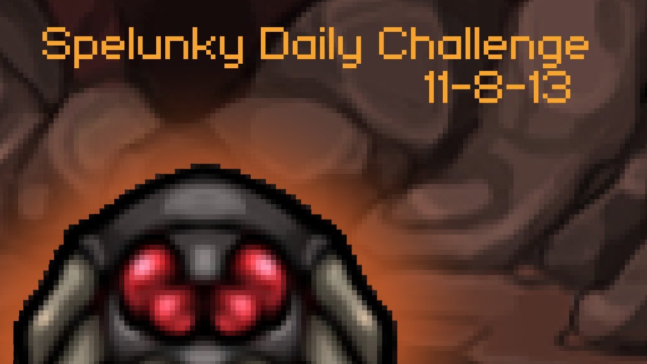 Spelunky Daily Challenge - 11/8/2013 (A wild Anubis appeared!) - YouTube
