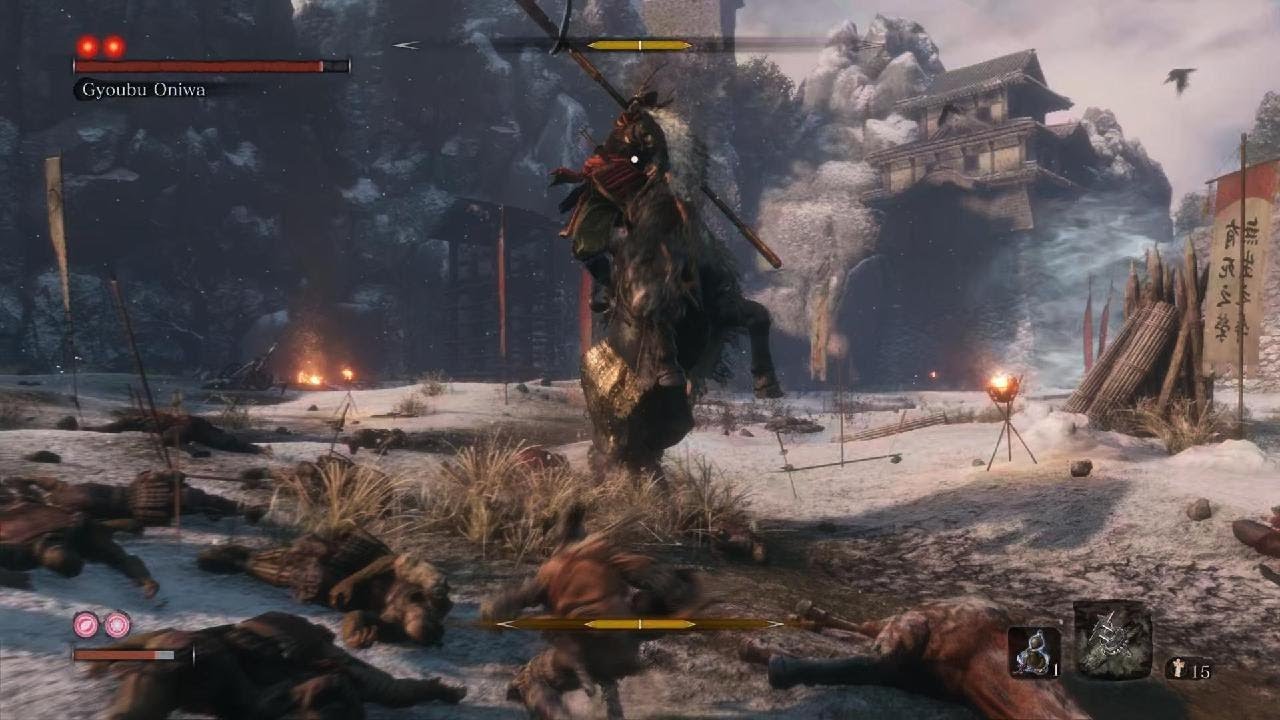Sekiro: Shadows Die Twice first boss - YouTube