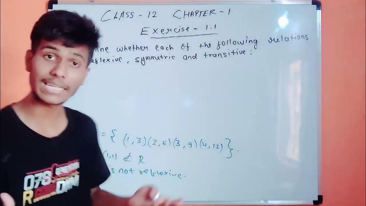 Class 12 Ex 1.1 Q1 Math | Relation & Function | Q1 Ex 1.1 Class 12 Math | Ex 1.1 Q1 Class 12 ...