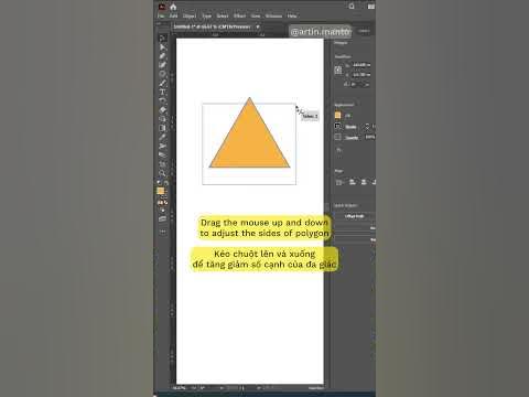 How to use Polygon Tool to make shapes | Cách dùng Polygon Tool để vẽ đa giác | Illustrator ...