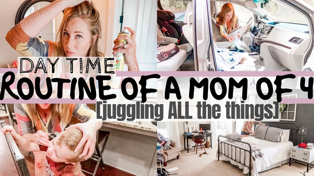 DAY TIME ROUTINE OF A MOM OF 4 | HOW I GET IT DONE - YouTube