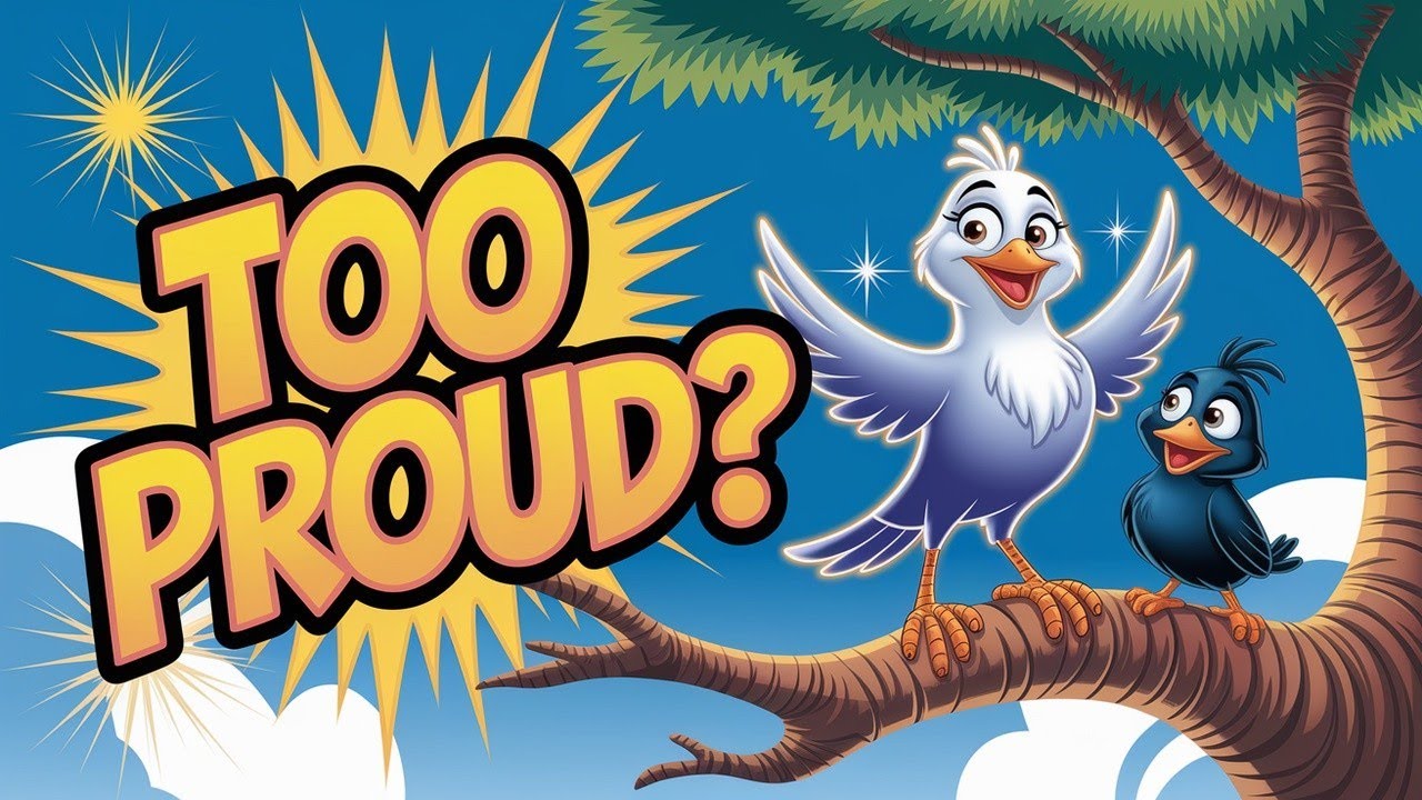 The Proud White Bird Learns a Lesson|Moral Story for Kids About ...