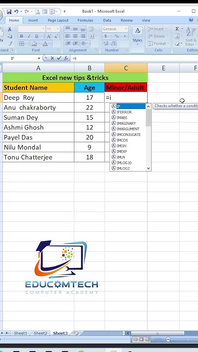 excel new tips subscribe for more #educomtech #exceltips #trending #shorts #microsoftexcel # ...