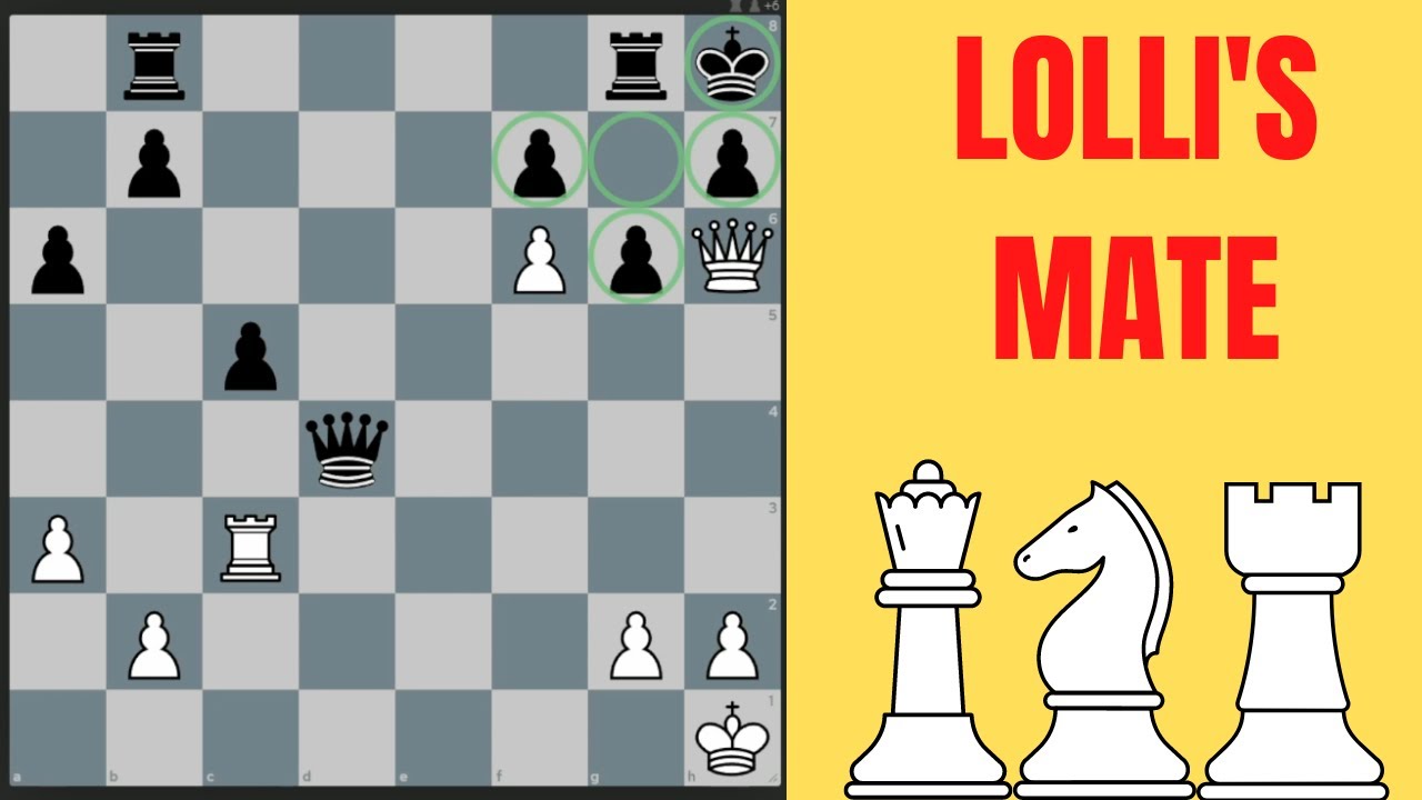 Lolli's Mate (Checkmate Pattern You Must Know!) - YouTube