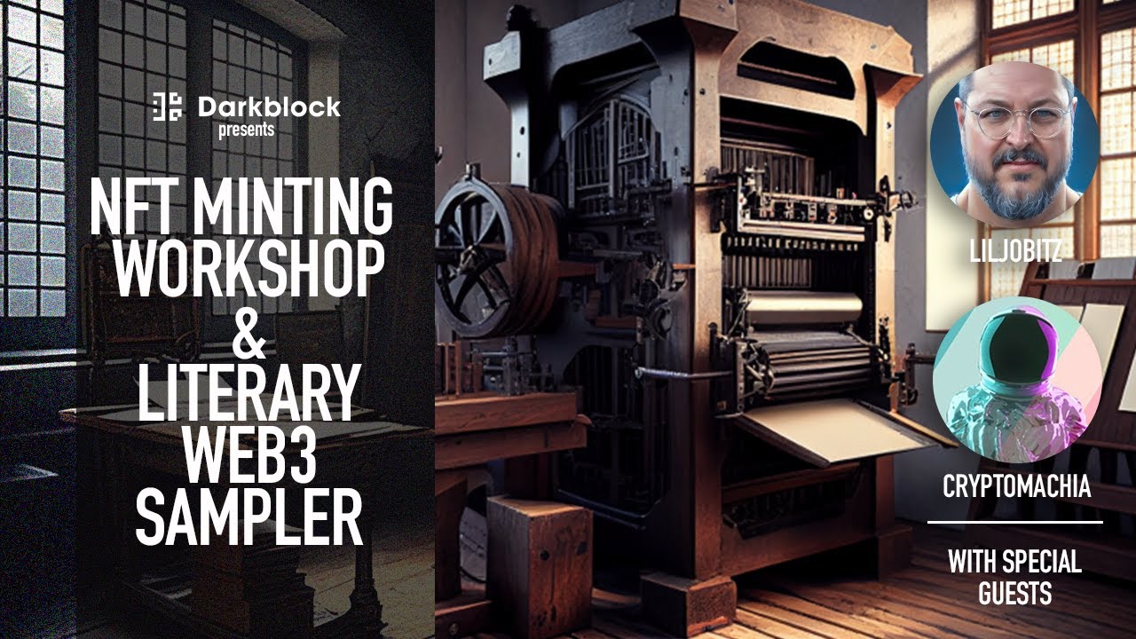 NFT Minting Workshop & Literary Web3 Sampler - YouTube
