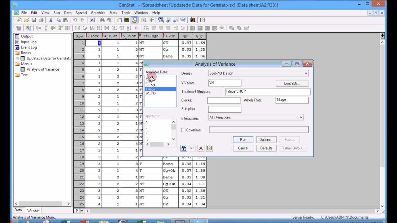 Analysis Of Data From Split Plot Design In Genstat YouTube Analysis Of Data From Split Plot Design In Genstat YouTube