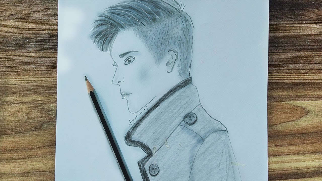 boy drawing /tutorial how to draw boy /step by step - YouTube