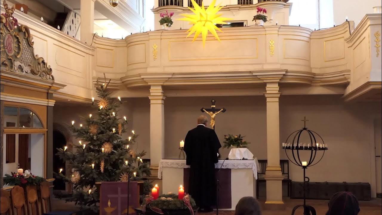 Gottesdienst Zum 4 Advent 2021 Aus Der Kirche Königshain Youtube