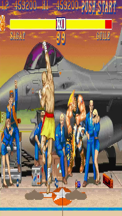 Sagat vs. Guile | Street Fighter II Super Golden Showdown (Arcade, 4K, 1992) - YouTube