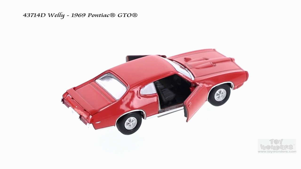43714D Welly - 1969 Pontiac® GTO® - YouTube