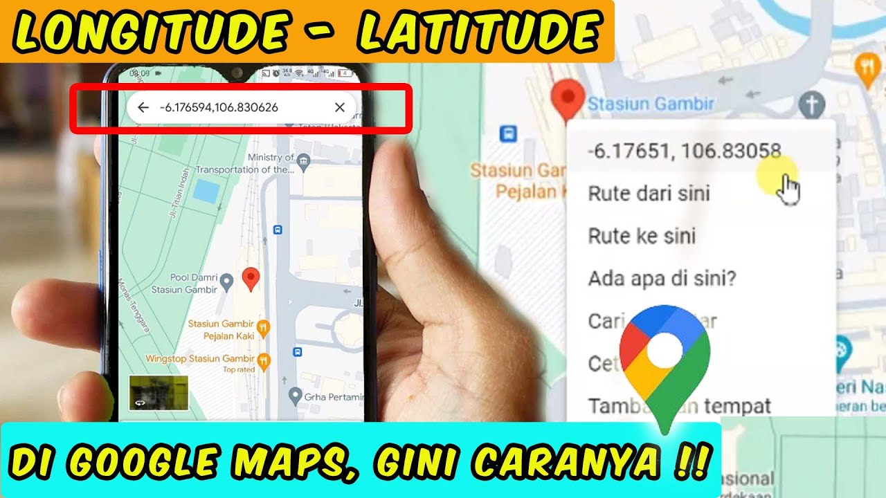 Mudah Via HP dan PC....Cara Melihat Koordinat Lintang Dan Bujur Di ...
