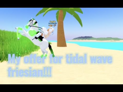 My Offer for a Tidal Wave Friesian!!! (Wild Horse Islands) #roblox ...