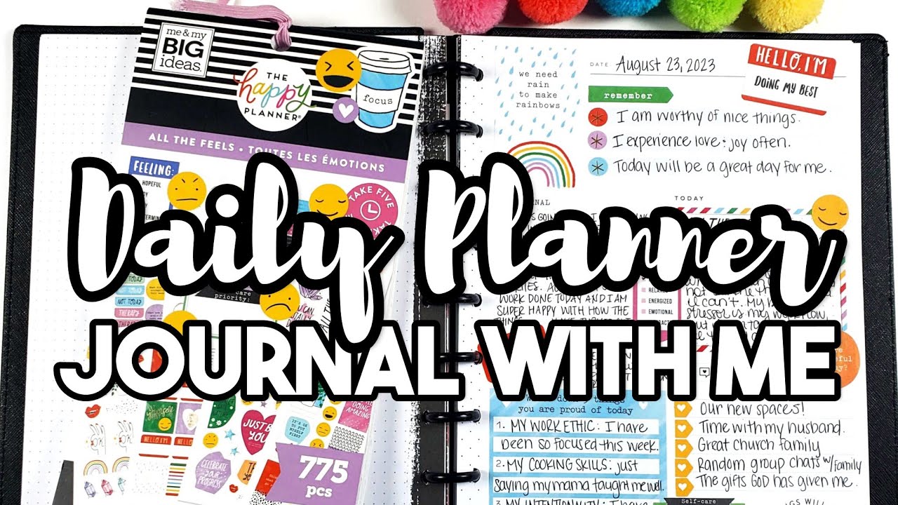 DAILY PLANNER IDEAS #2💡: Using the Happy Planner Layout as a Daily ...