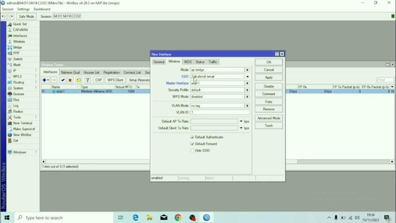 TUTORIAL KONFIGURASI MIKROTIK PEER TO PEER SEBAGAI PENERIMA || KONFIGURASI MIKROTIK - YouTube