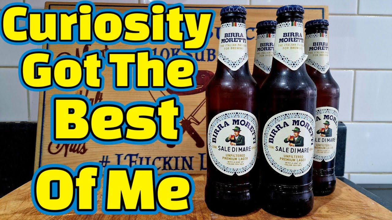 This Is NOT a Beer Review | Birra Moretti - SALE DI MARE || SEA Salt in ...