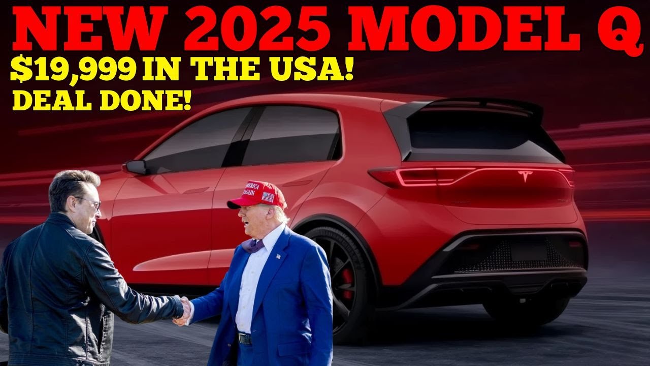 NEW 2025 TESLA MODEL Q - Tesla Will Launch Cheap Model With 4680 ...