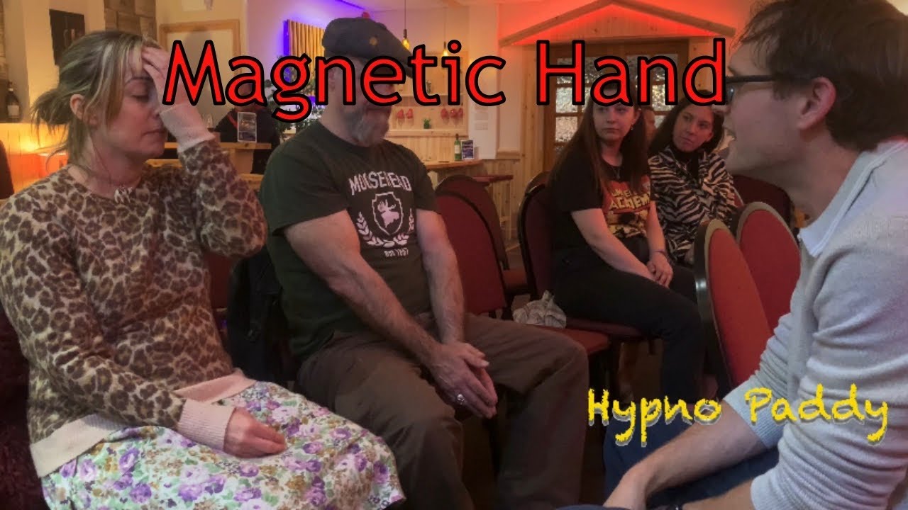 Magnetic Hands magnetically drawn towards her head | Hypnotized - YouTube