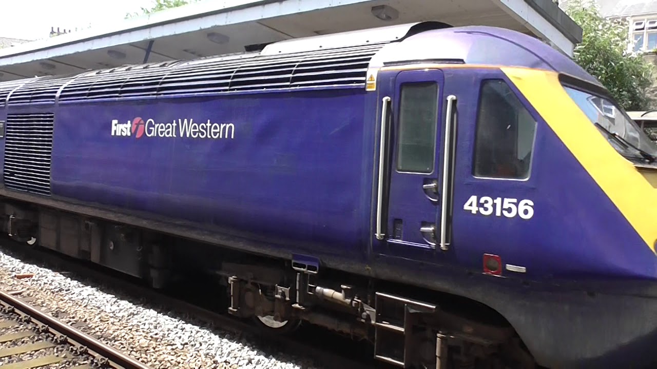 GWR HST no's: 43156-43022 @ Newport {2C79} 27/06/2019. - YouTube