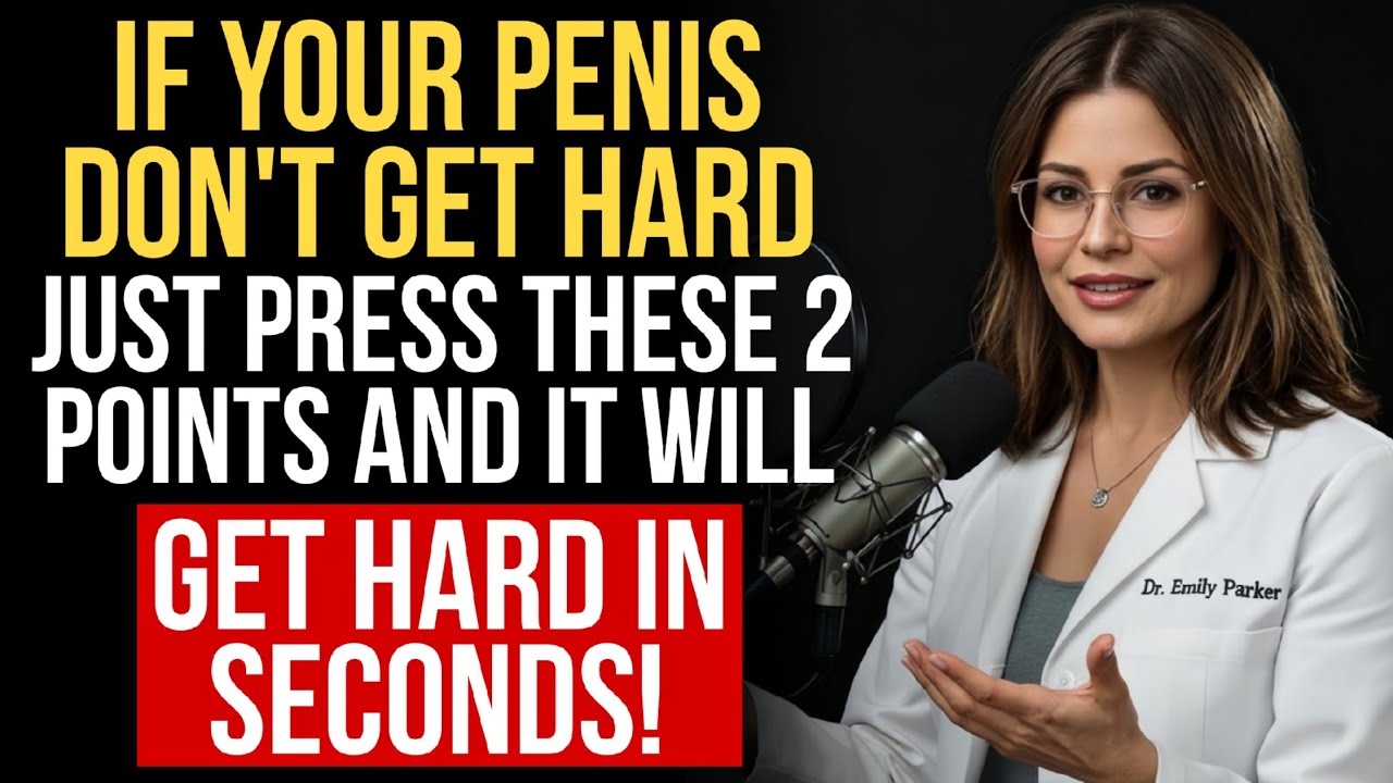 Men Over 60: Just Press 2 Points On Your Manhood And Wake Up Hard Every ...