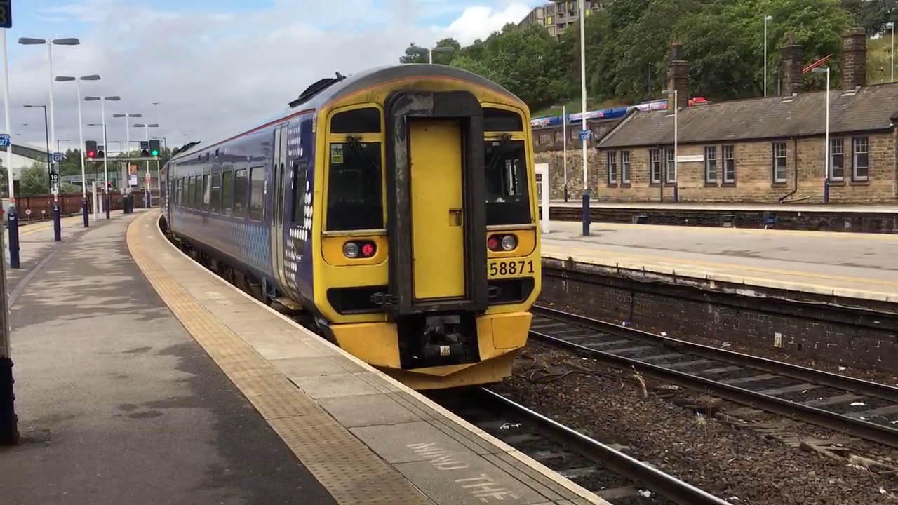 Northern Rail X ScotRail 158871 At Sheffield From Sheffield To Hull ...