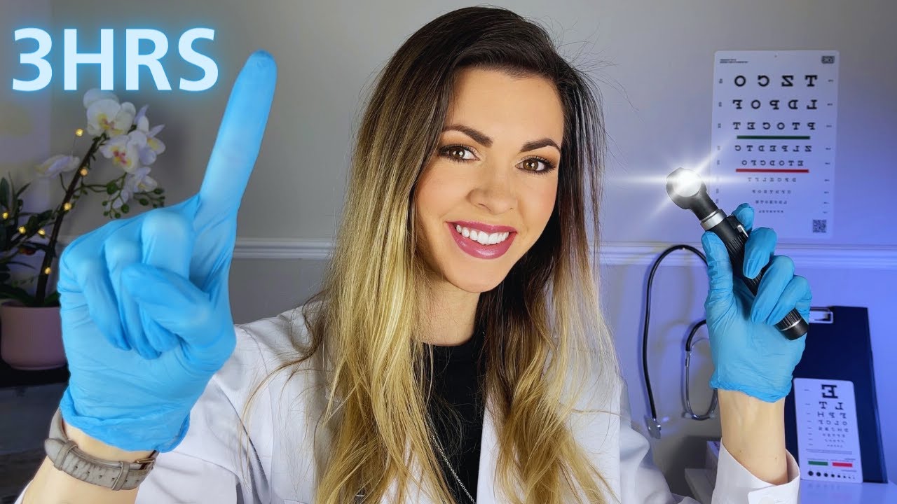 [ASMR] The ULTIMATE Cranial Nerve Exam (3HRS of medical RP) Compilation ♡ - YouTube