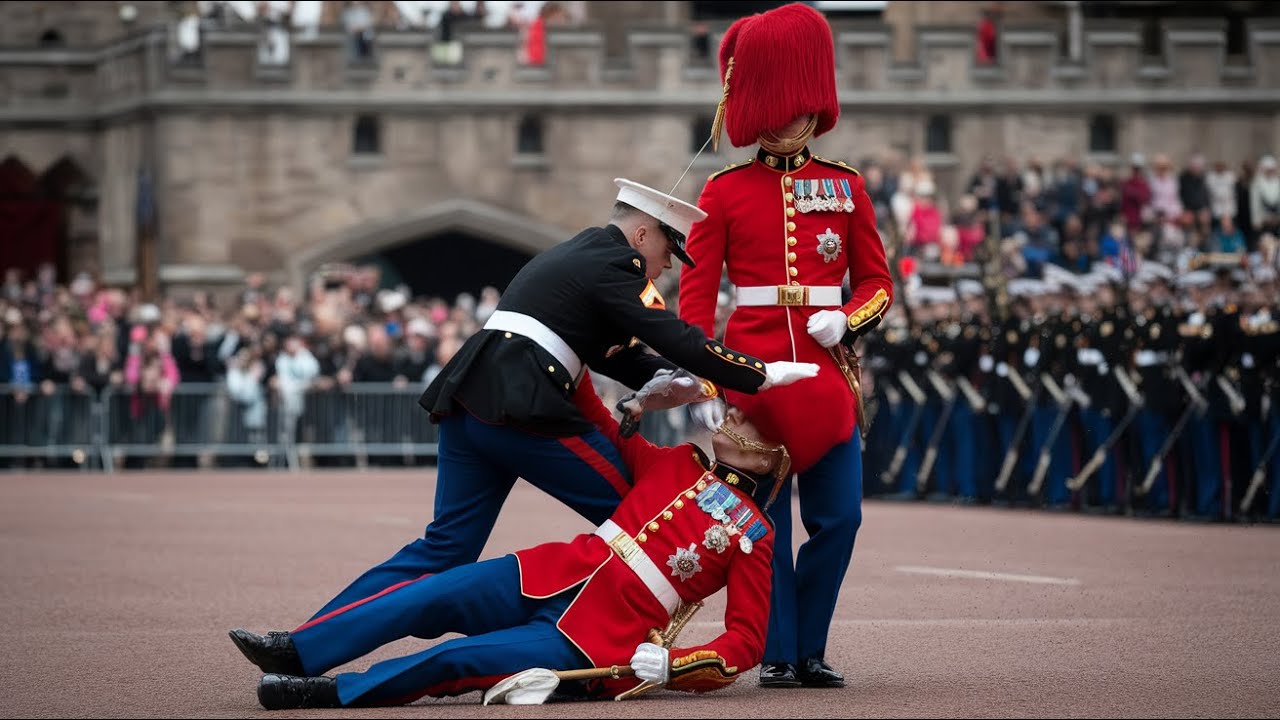 U.S. Marine Stunned a Royal Guard on Parade Duty—Minutes Later ...