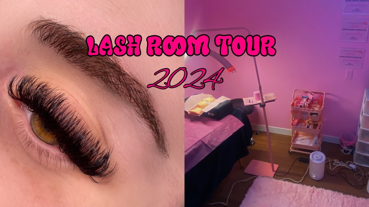 Lash room tour 2024 (HUGE transformation with before video) - YouTube