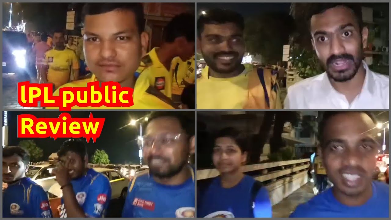 Mumbai Vs Chennai lPL public reaction in Mumbai - YouTube