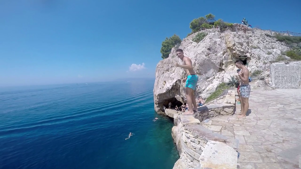 Cliff Jumping in Croatia - Dubrovnik, Makarska & More - YouTube