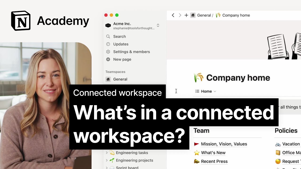 What’s in a connected workspace? - YouTube