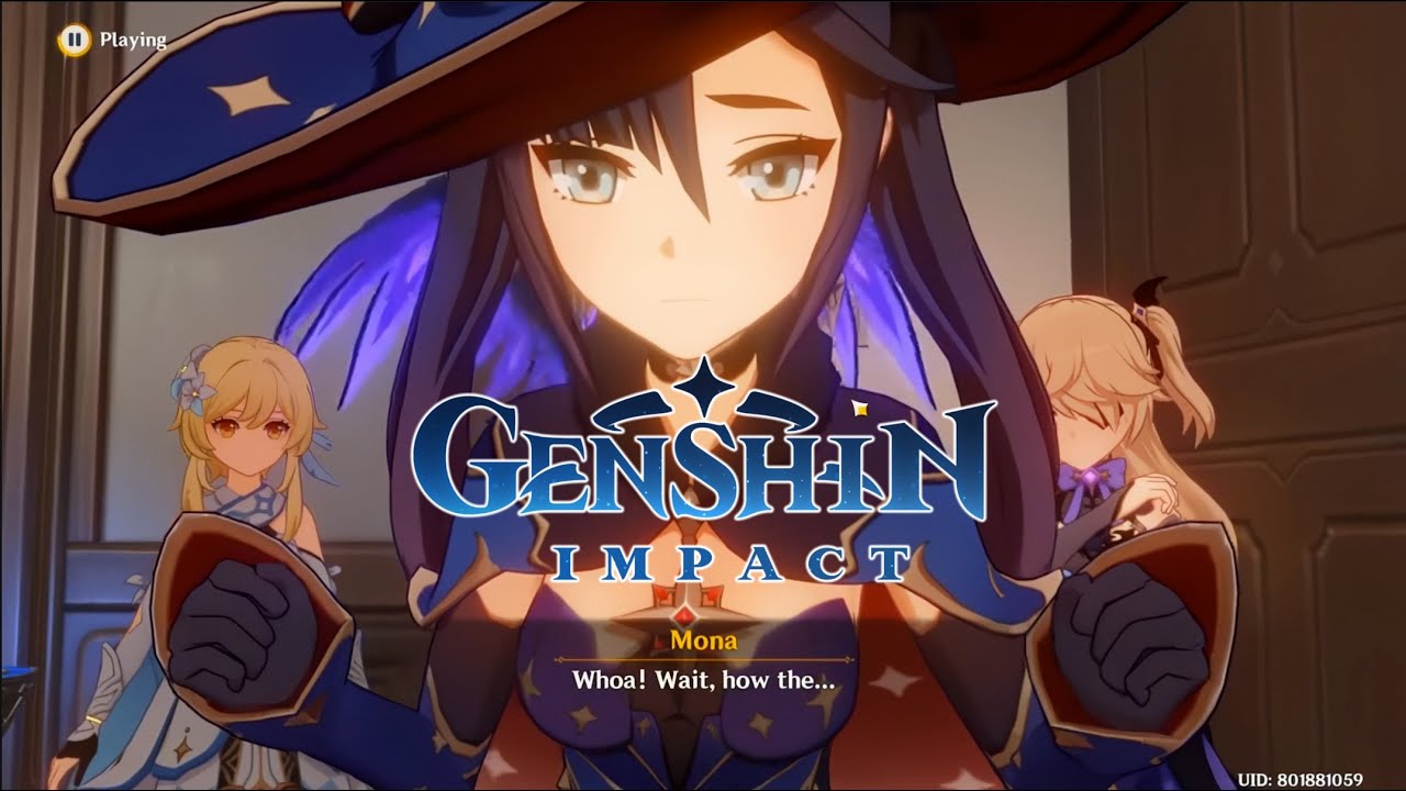 Mona is not poor... She just want free food, 2.8 Event Cutscene ...