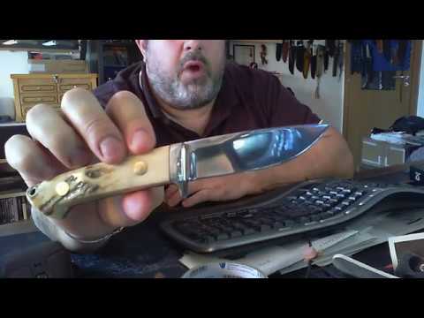 Coltello Custom di Bob Loveless - Drop Point Hunter Knife - YouTube