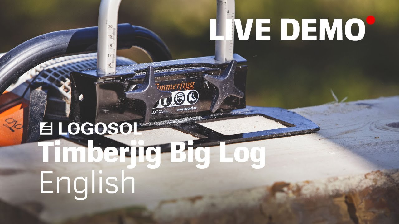 LOGOSOL | Live Demo - Timberjig Big Log - YouTube