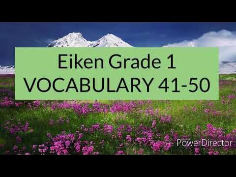 Eiken Grade 1 VOCABULARY 41-50 - YouTube