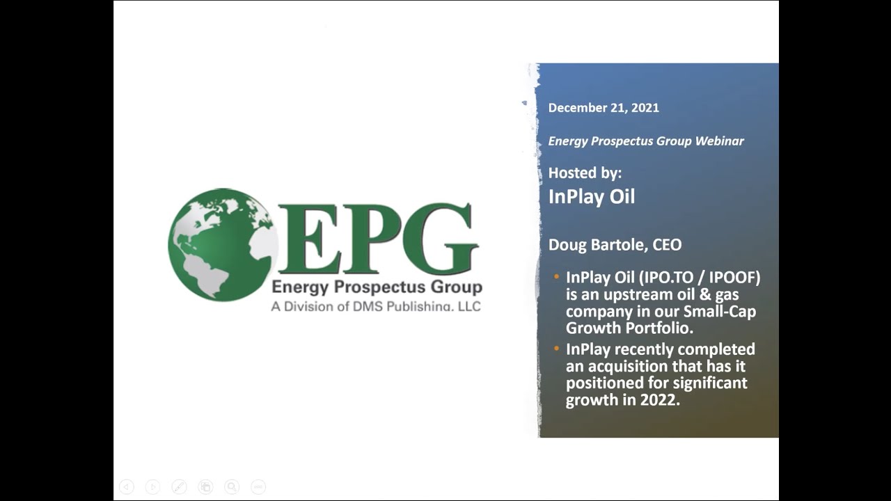 EPG Webinar Hosted by InPlay Oil - December 21, 2021 - YouTube