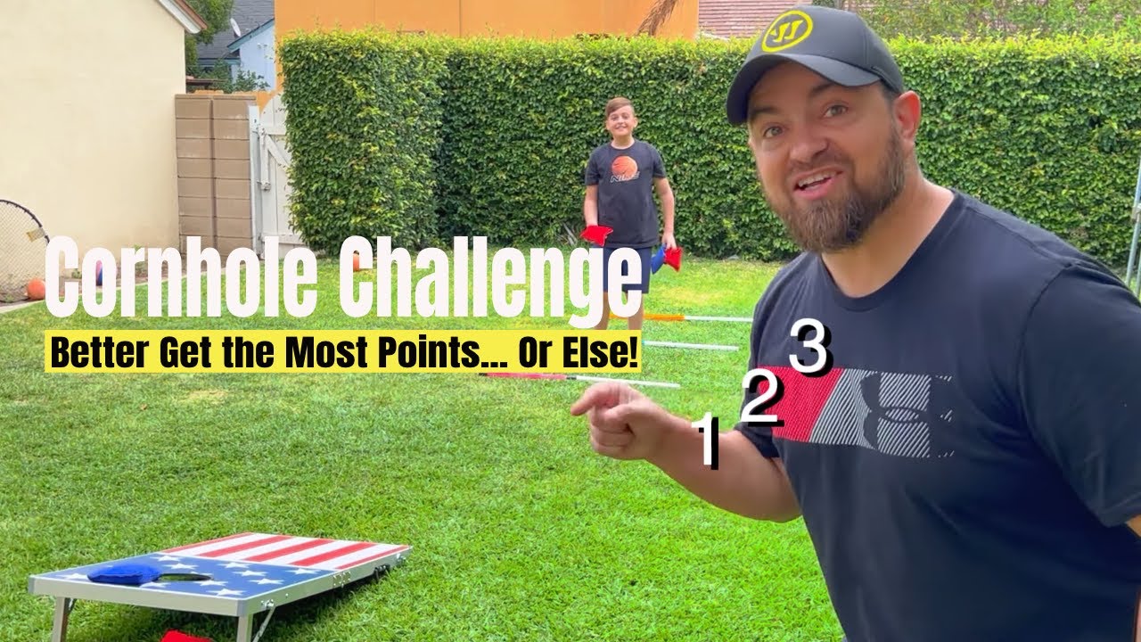 Cornhole Challenge!! | DM&J Games - YouTube