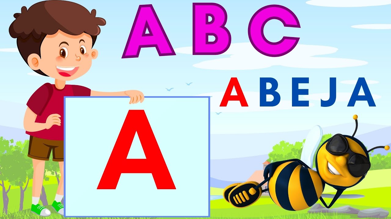 Aprende el Abecedario ABC para niños | Letras y Vocabulario 🇪🇸 para ...