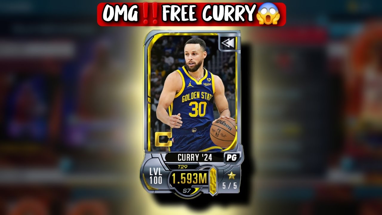 Got FREE Captain Steph Curry Agate Card From Shot Clock Challenge NBA ...