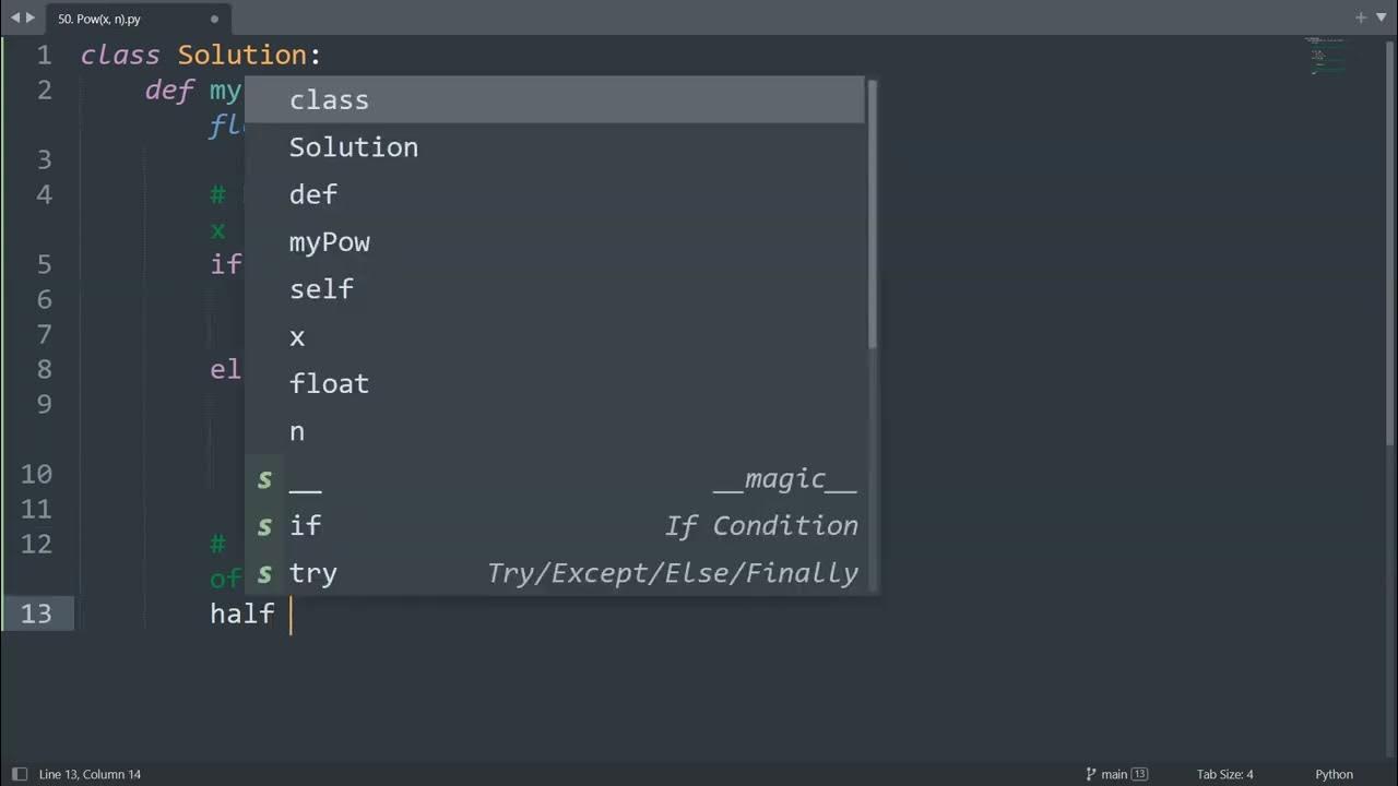 Leetcode 50 Powx N In Python Python Leetcode Python Coding 2534