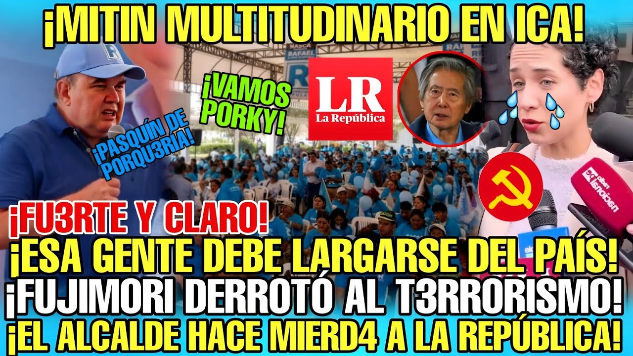 ¡RAFAEL LÓPEZ LLEGA A ICA! SE PRONUNCIA SOBRE ALBERTO FUJIMORI Y ...